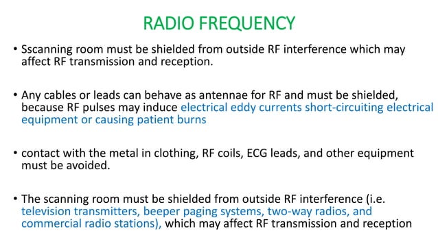 ANESTHESIA for MRI procedures | PPTX