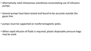 ANESTHESIA for MRI procedures | PPTX