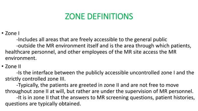 ANESTHESIA for MRI procedures | PPTX