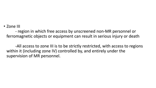 ANESTHESIA for MRI procedures | PPTX