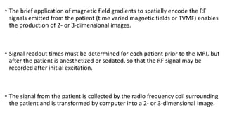 ANESTHESIA for MRI procedures | PPTX