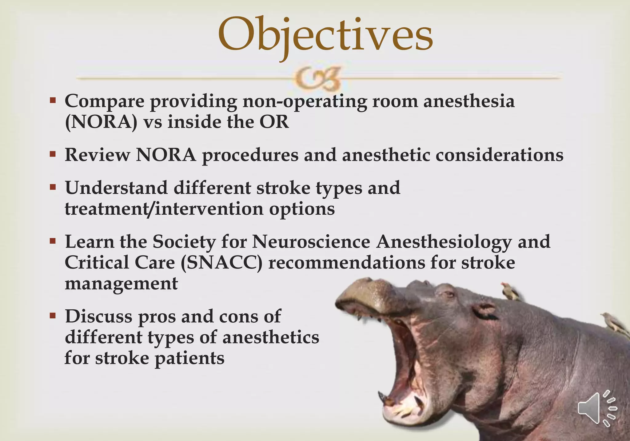 Anesthesia on Safari | PPTX