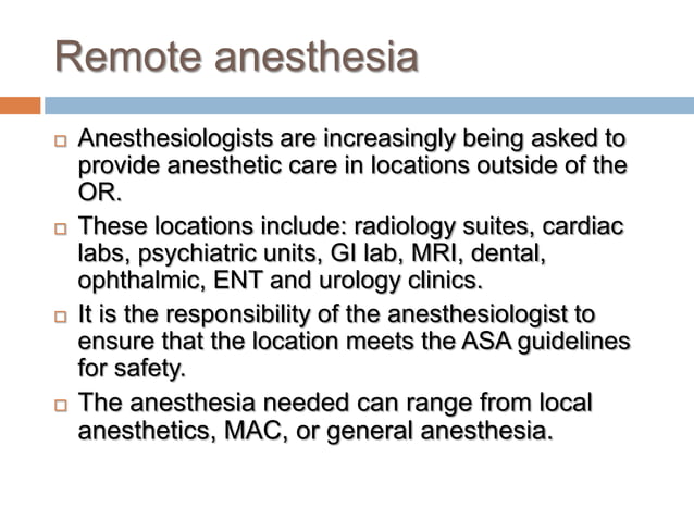 Anesthesia outside the operating room.pptx