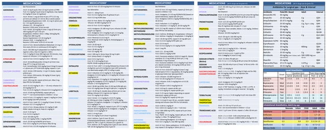 Anesthesia Pocket Guide 2020 for quick review | PDF | Pregnancy ...