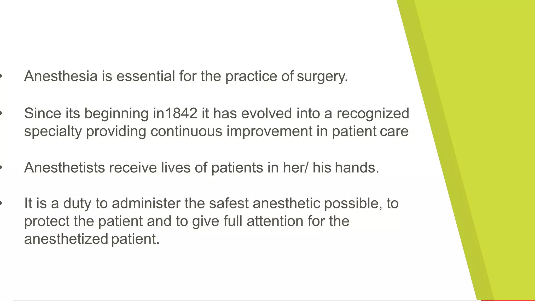 Types of anesthesia | PPTX