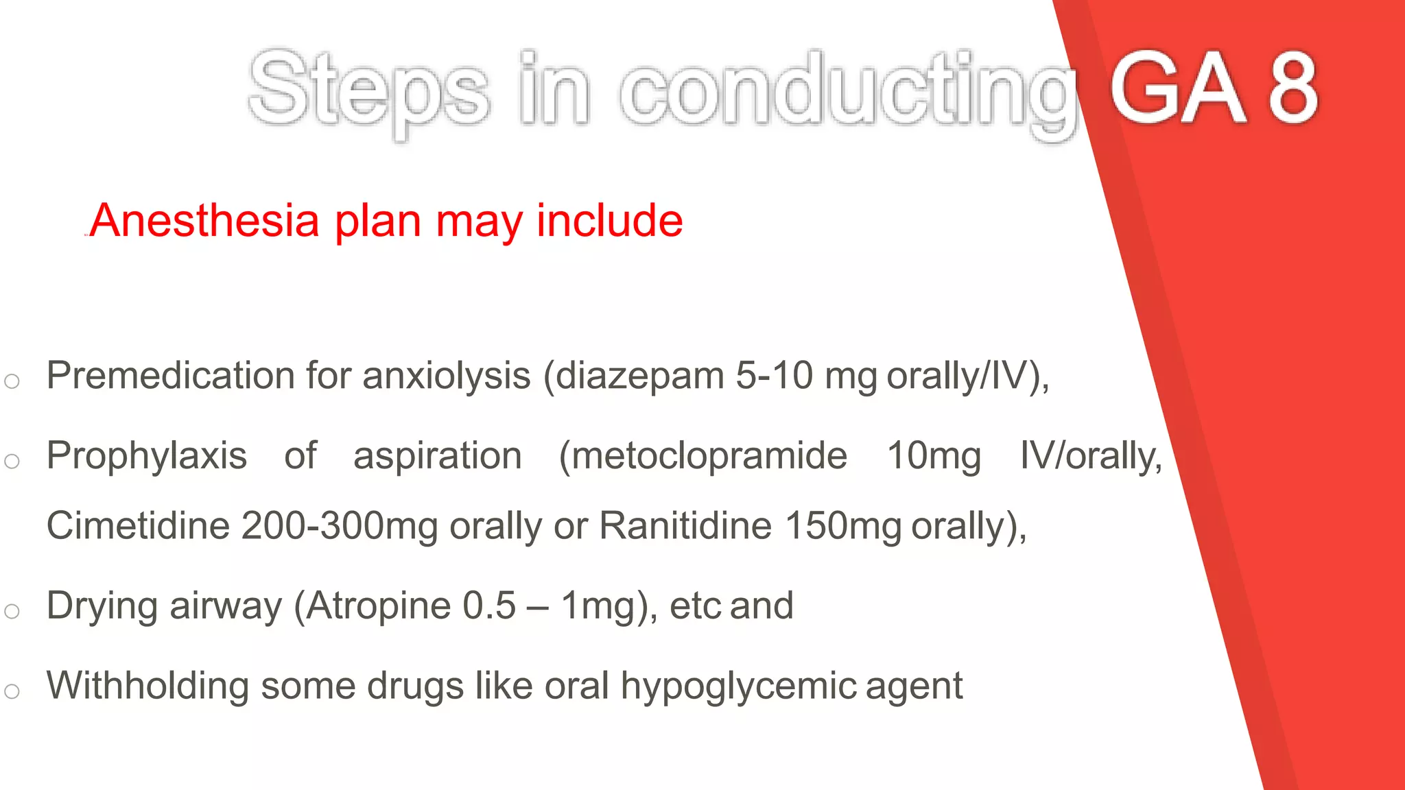 Types of anesthesia | PPTX
