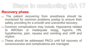 Types of anesthesia | PPTX