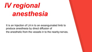 Types of anesthesia | PPTX