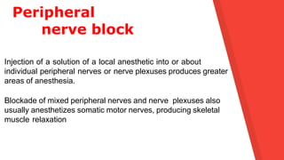 Types of anesthesia | PPTX