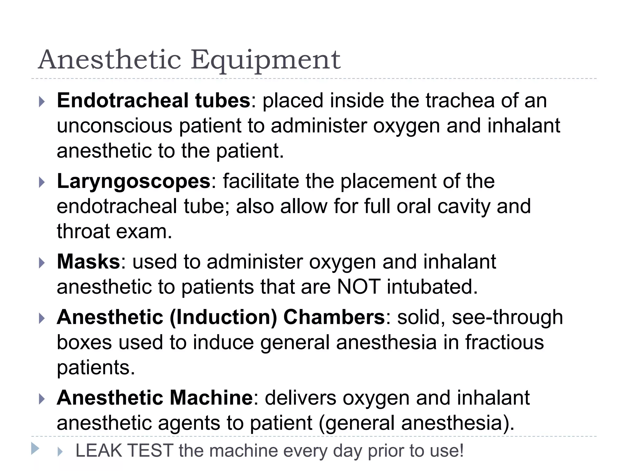 Anesthesia review | PPTX