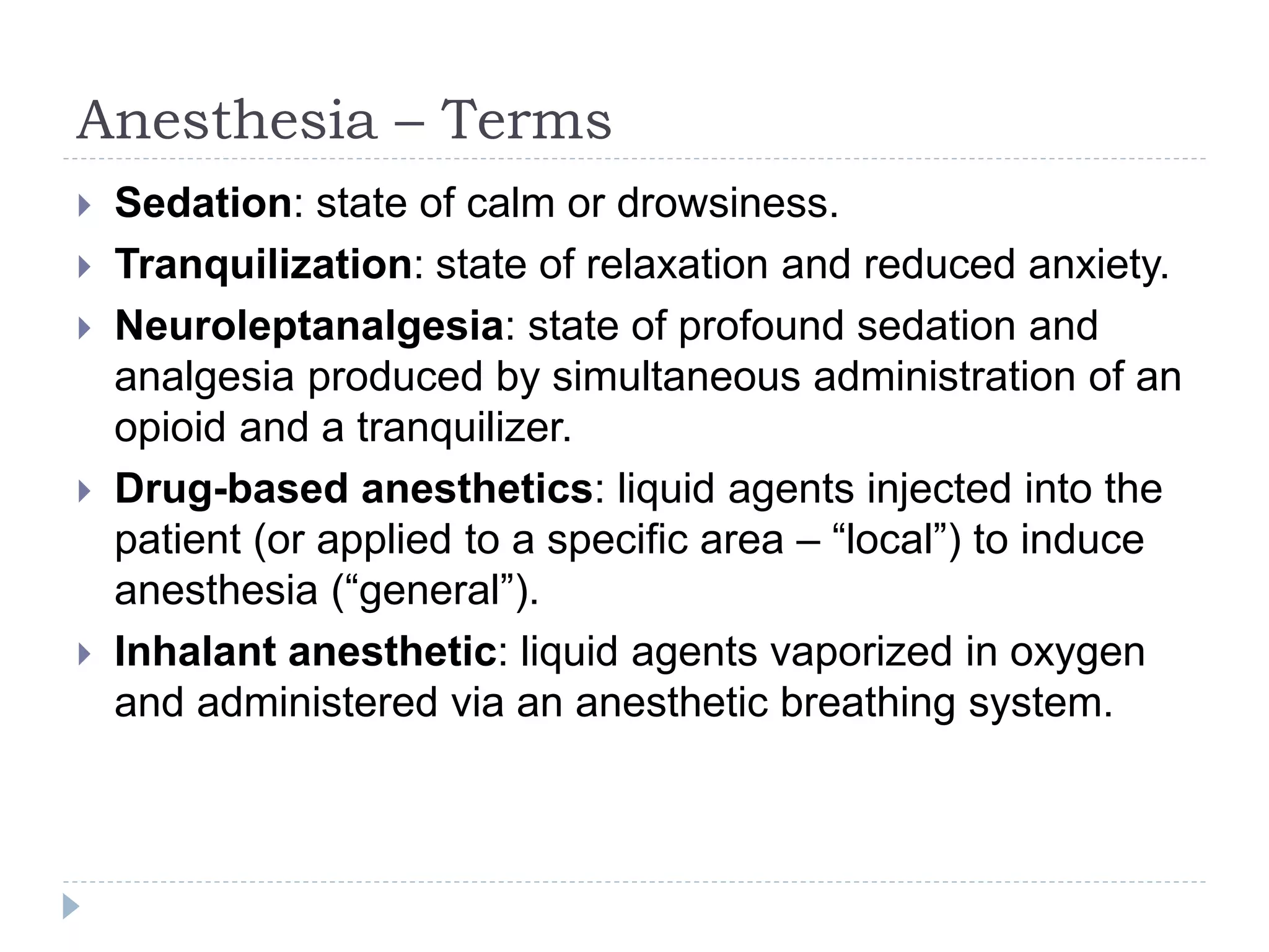 Anesthesia review | PPTX