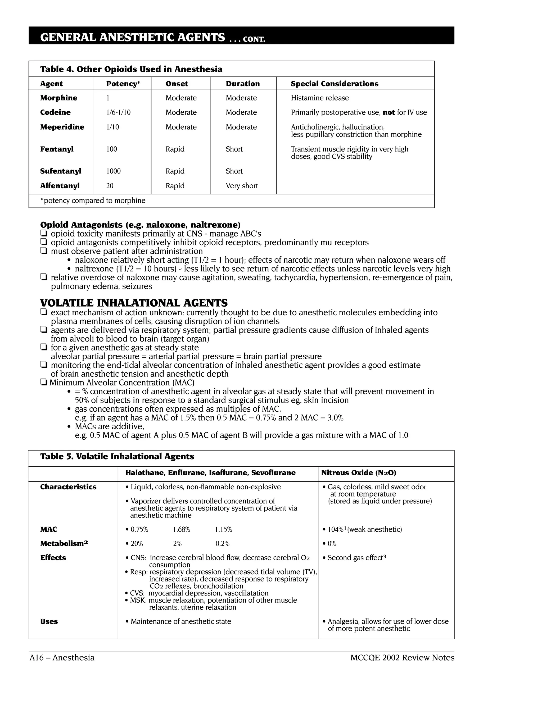 Anesthesia short reference copy | PDF | Ear, Nose and Throat Conditions ...