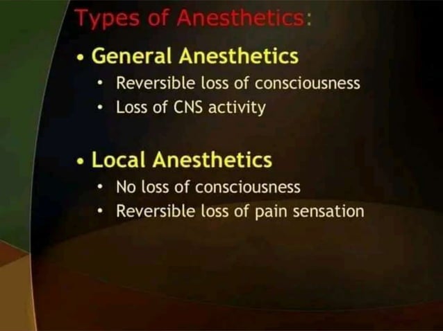 Anesthesia SLIDESHARE | PPT