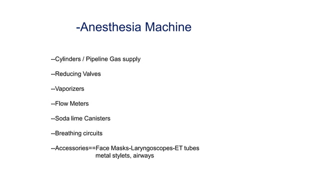 #Anesthesia tools and equipment | PPTX