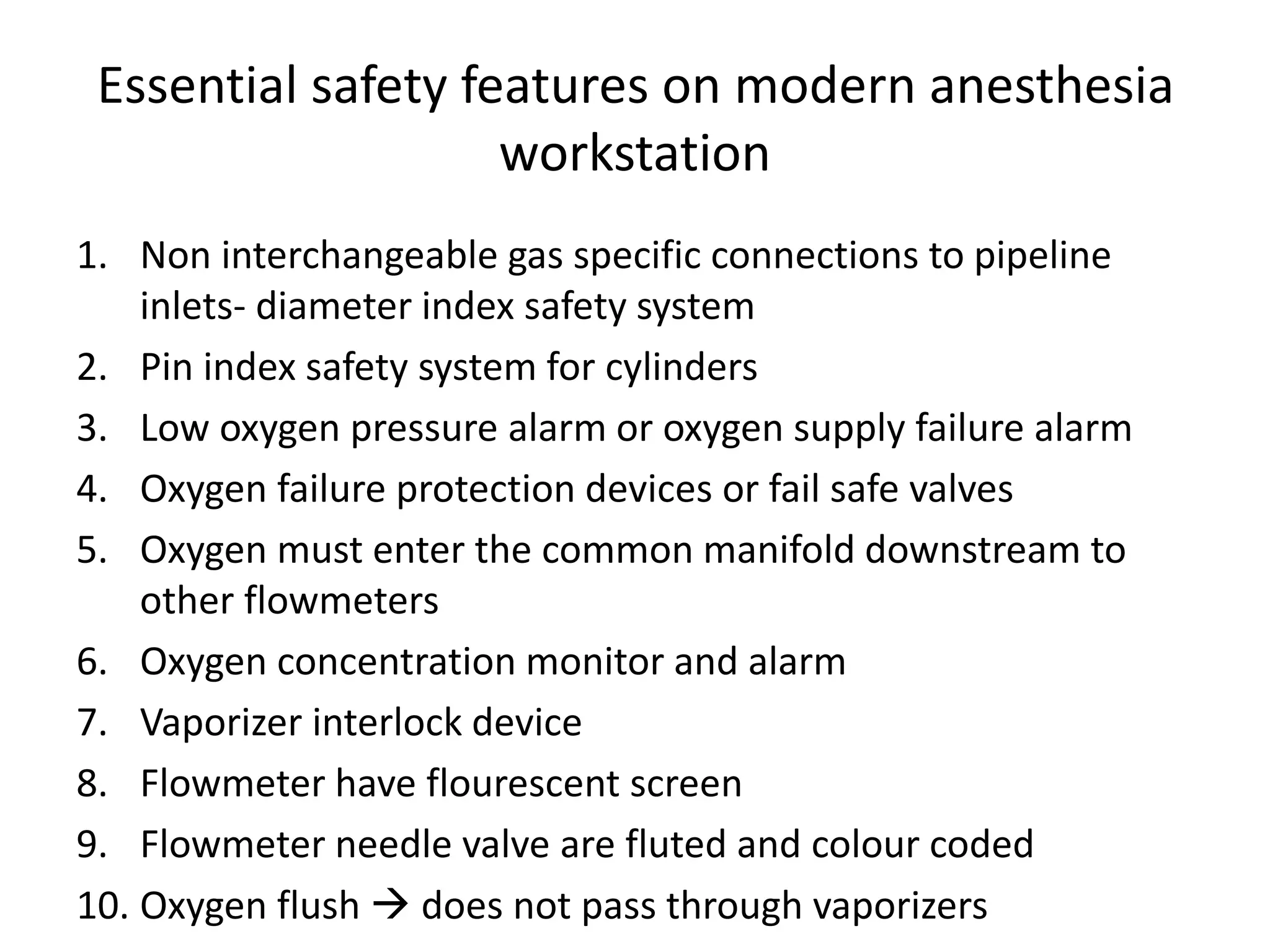 Anesthesia workstation | PPTX