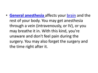 Anesthesiology | PPTX