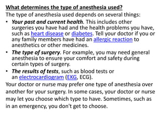 Anesthesiology | PPTX