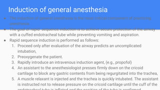 Anesthesiology | PPTX
