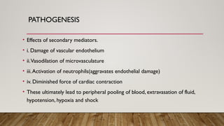 anesthesia subject - septic shock ppt by student | PPTX