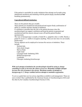 Anesthesiology clerkship rotation_handbook - copy | PDF