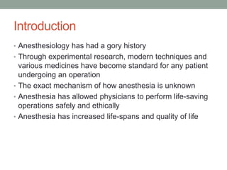 Anesthesiology ML | PPTX
