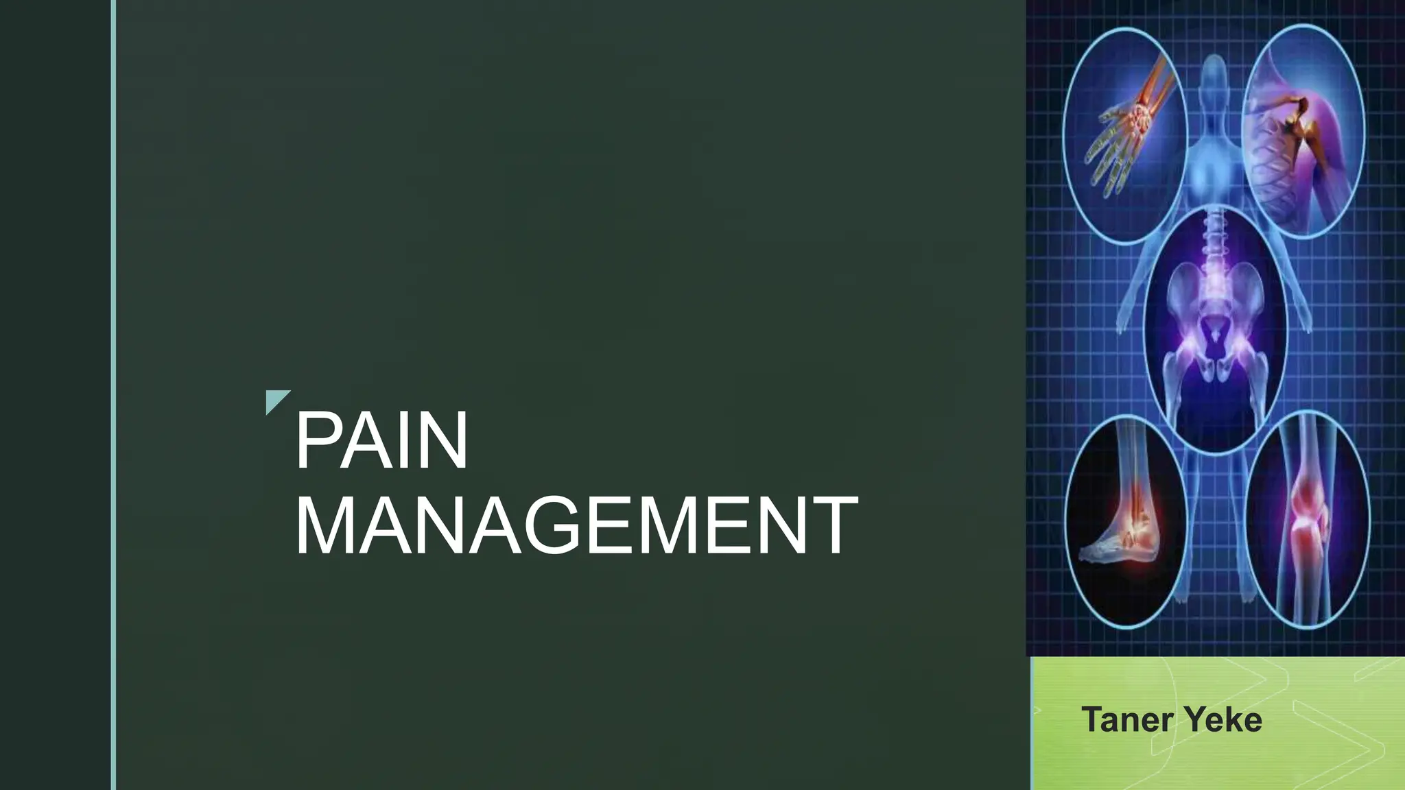 Pain Management Presentation | PPTX