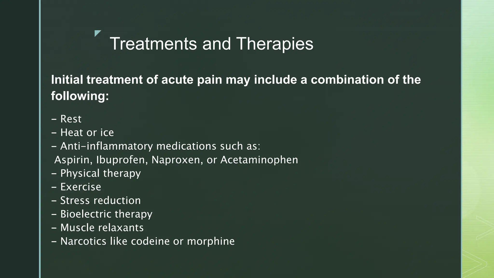 Pain Management Presentation | PPTX