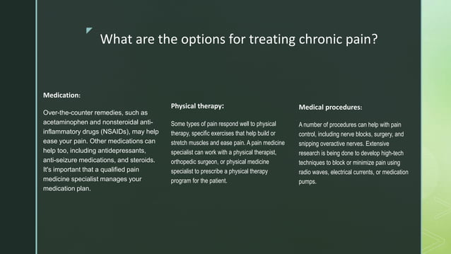 Pain Management Presentation | PPTX | Illegal Drugs, Tobacco ...