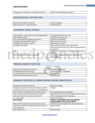 Anesthesiology sample | PDF