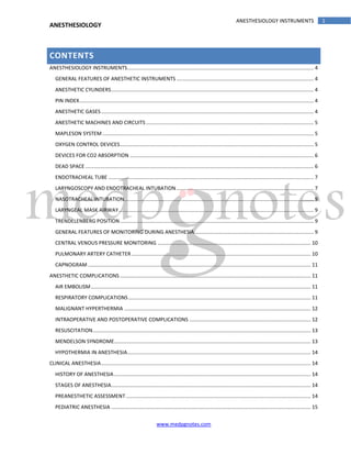 Anesthesiology sample | PDF