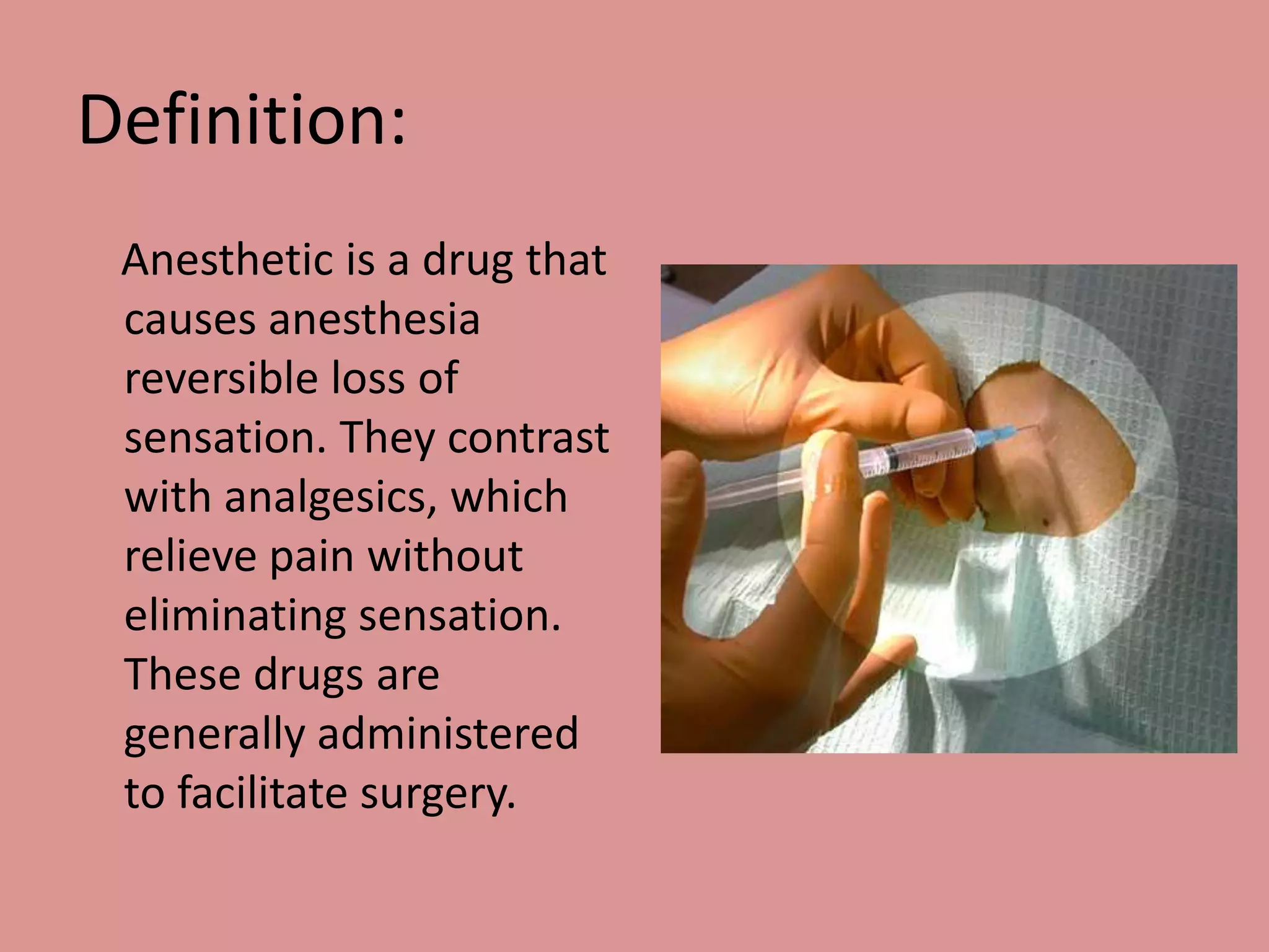 Types of Anesthesia | PPTX