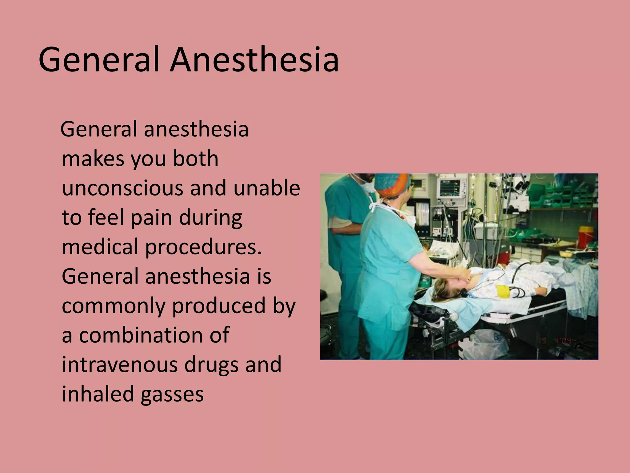 Types of Anesthesia | PPTX