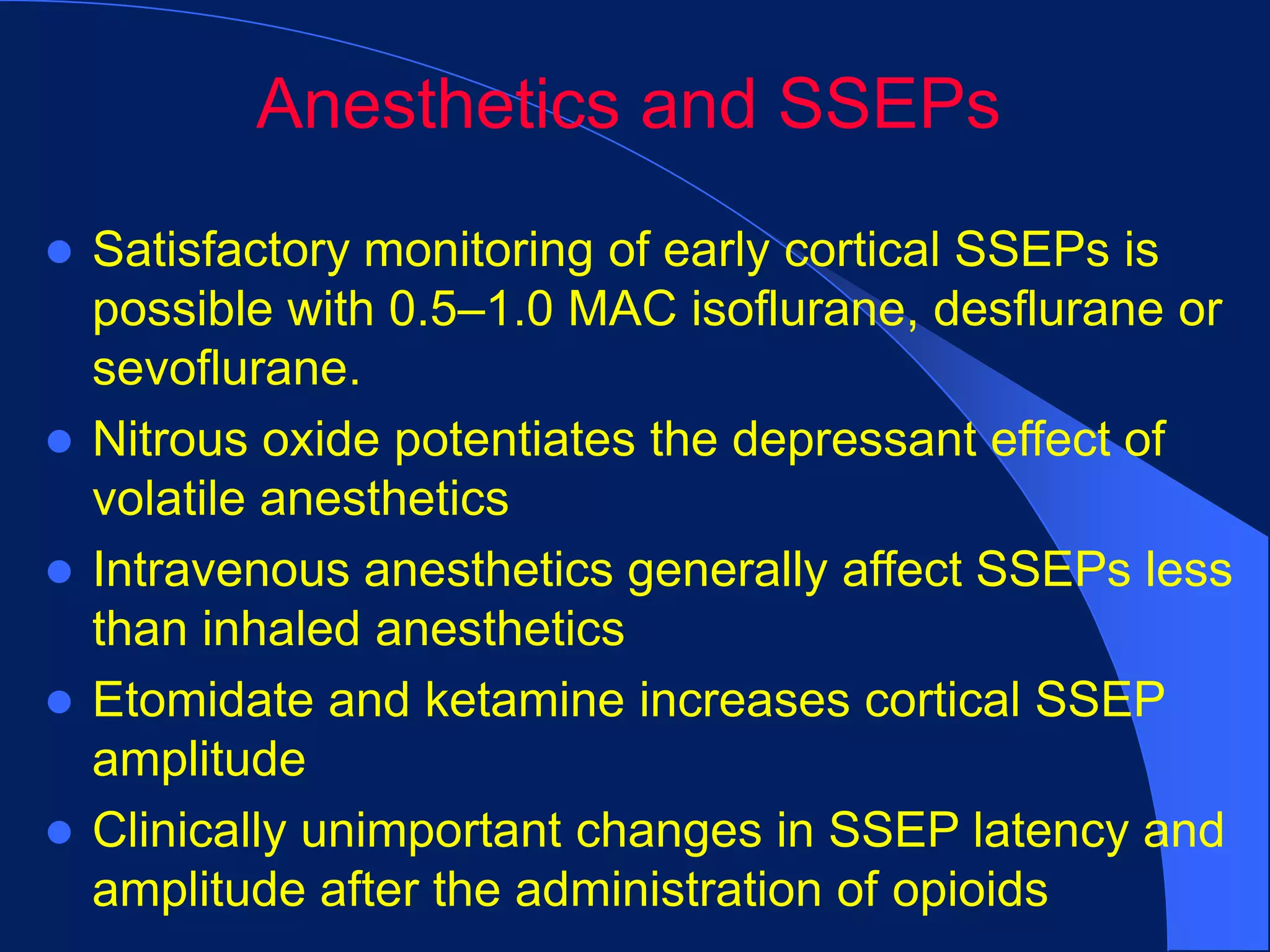Anesthetic considerations for spinal surgery | PPTX