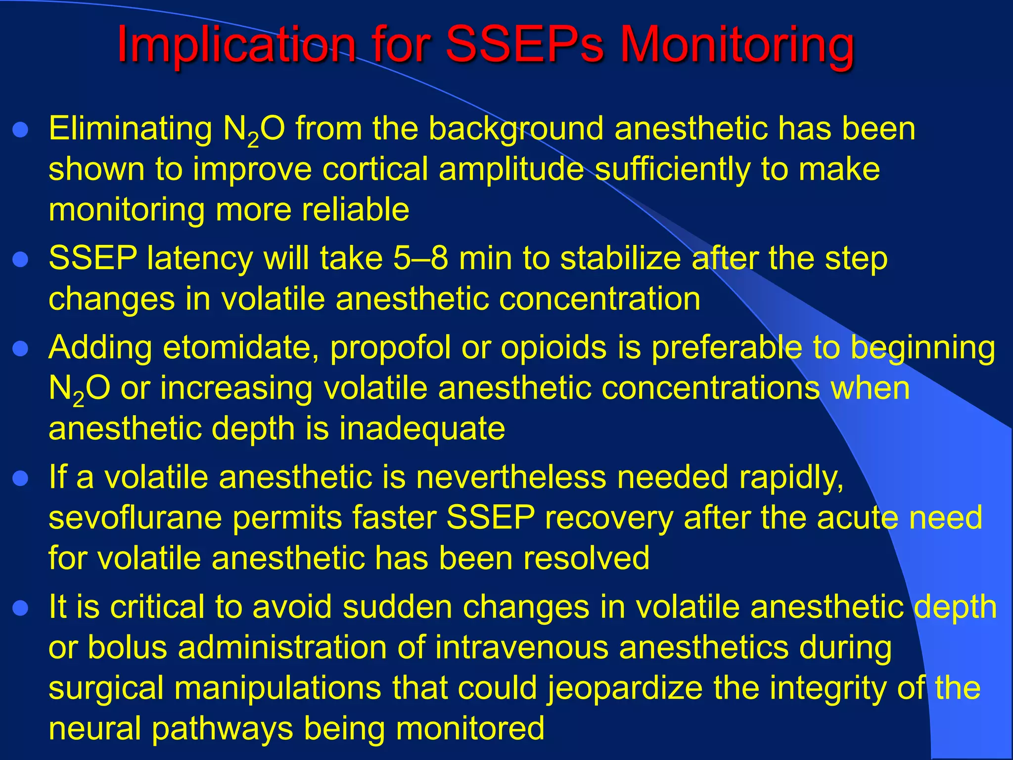 Anesthetic considerations for spinal surgery | PPTX