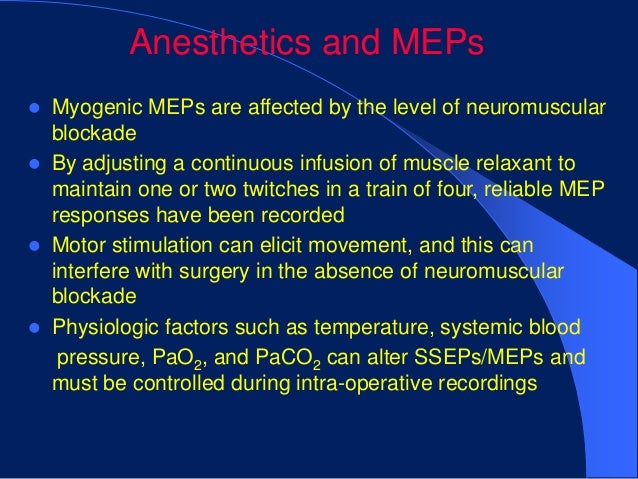 Anesthetic considerations for spinal surgery