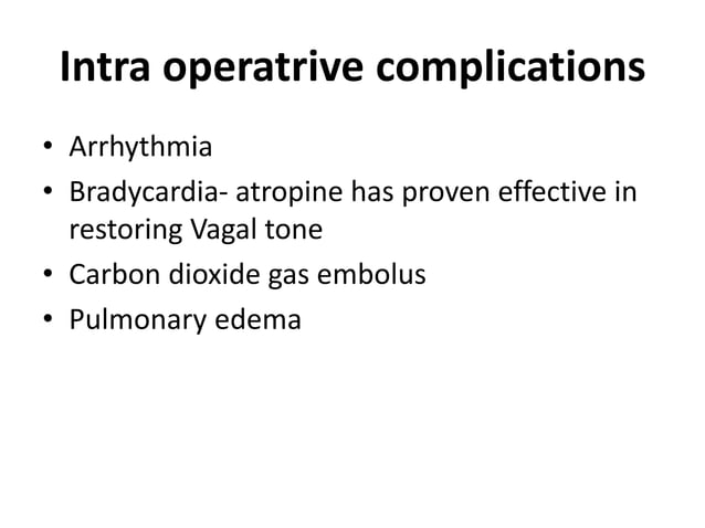 Anesthetic considerations in laparoscopic surgery.pptx | Lung and ...