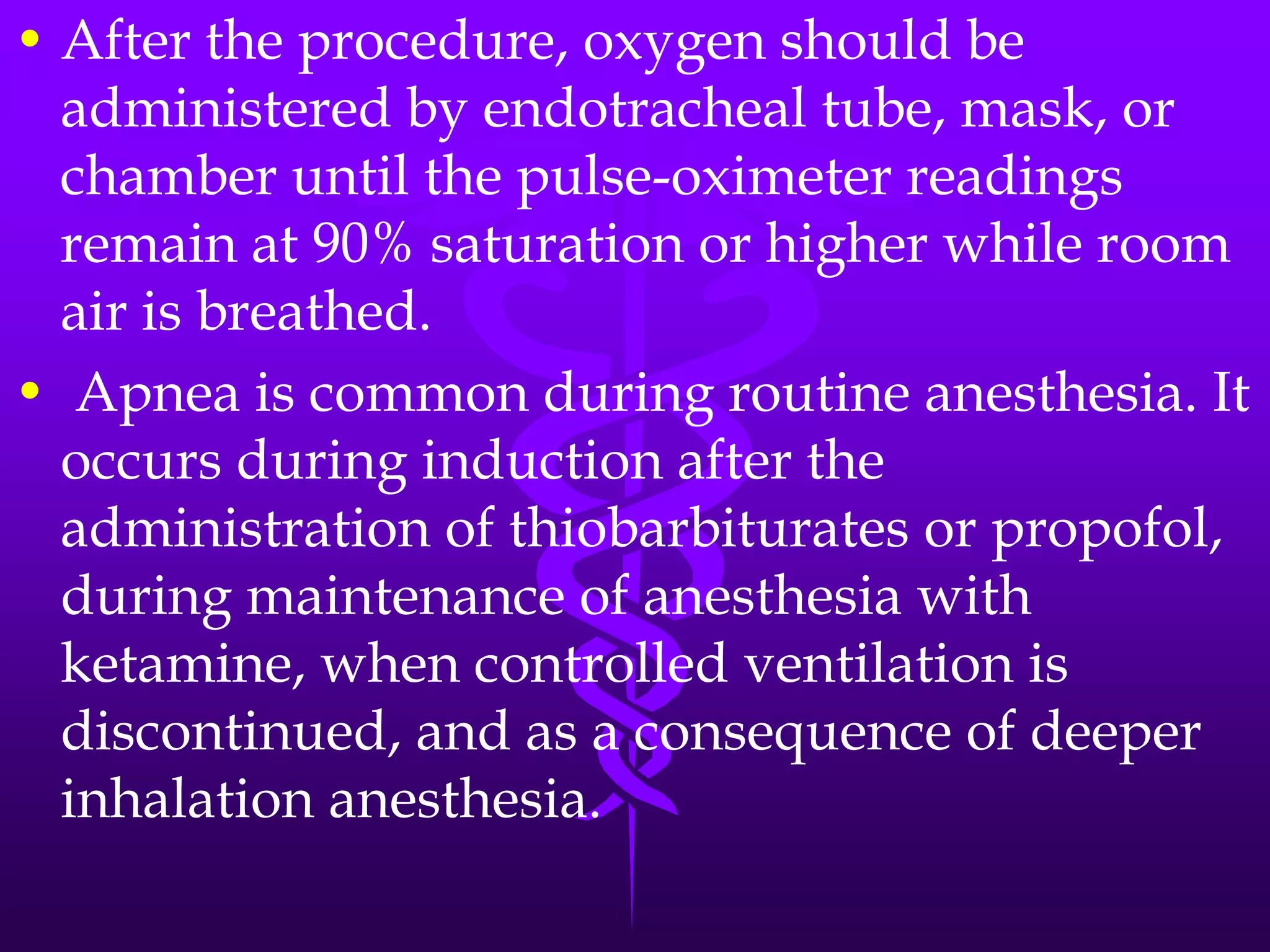 Anaesthetic emergencies and procedures in veterinary practices | PPTX