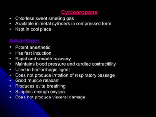 Anesthetics | PPT