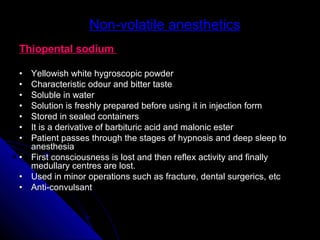 Anesthetics | PPT
