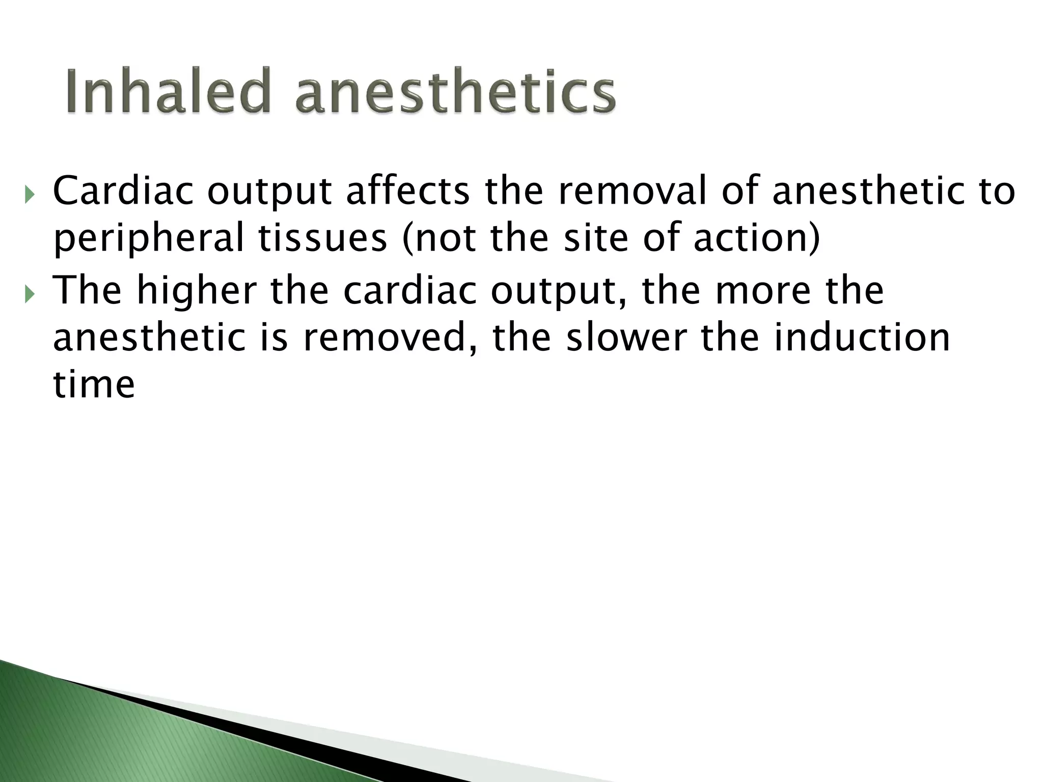 Anesthetics - Pharmacology | PDF