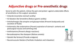 Anesthetics and its side affect Mechanism of action | PPTX