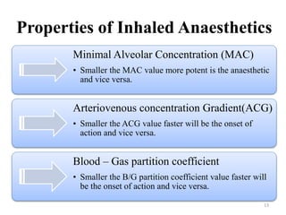 General Anesthetics | PPTX