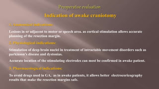 Awake Craniotomy | PPTX