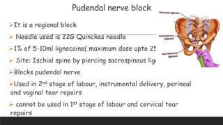 Anesthetics in labor and delivery Neha KJ.pptx | Pregnancy | Reproductive Health