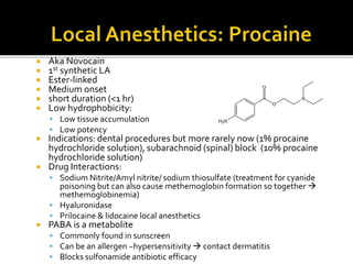 Basic of Anesthetics | PPTX