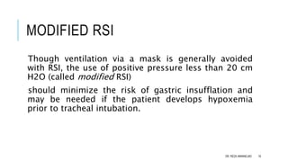 Anesthetic technique | PPTX
