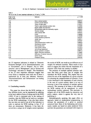 An Estimation Model For Replicating The Rankings Of The World ...