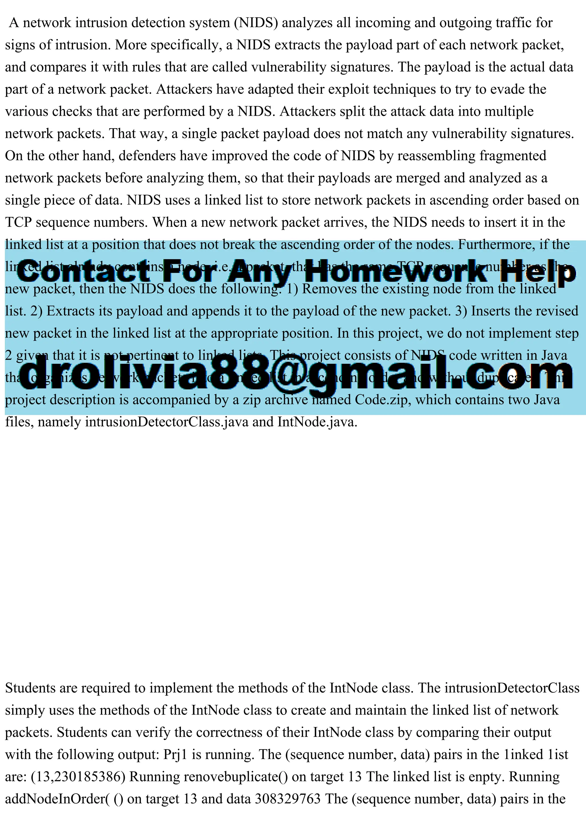 A network intrusion detection system (NIDS) analyzes all incoming and.pdf