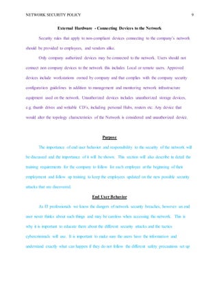 A network security policy group project unit 4 (1) july 2015 | PDF