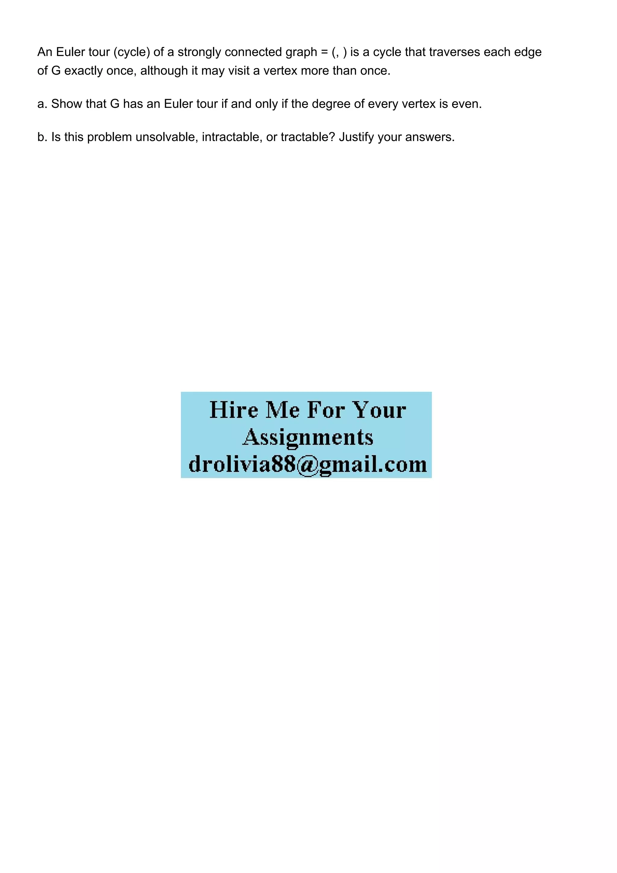 An Euler tour cycle of a strongly connected graph .pdf